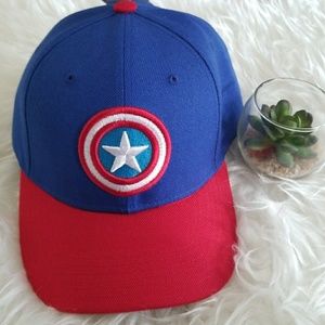 Marvel | Accessories | Marvel Captain America Snapchat Cap | Poshmark